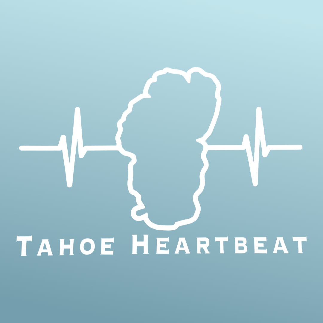 Tahoe Heartbeat - Sticker - Vinyl White – The Heartbeat Brand