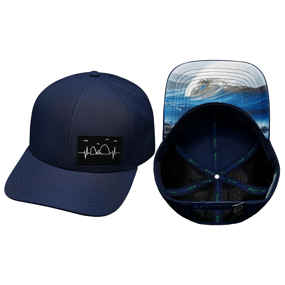 Cabo Hat Baseball Water Resistant Performance Dark Blue